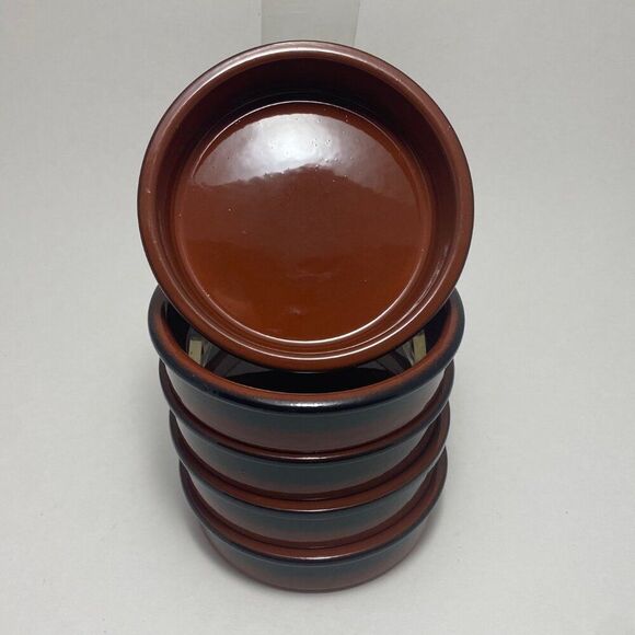 Kitchen | Cermer Ombre Ramekin Tableware Terracotta 475 Brulee Flan Set ...